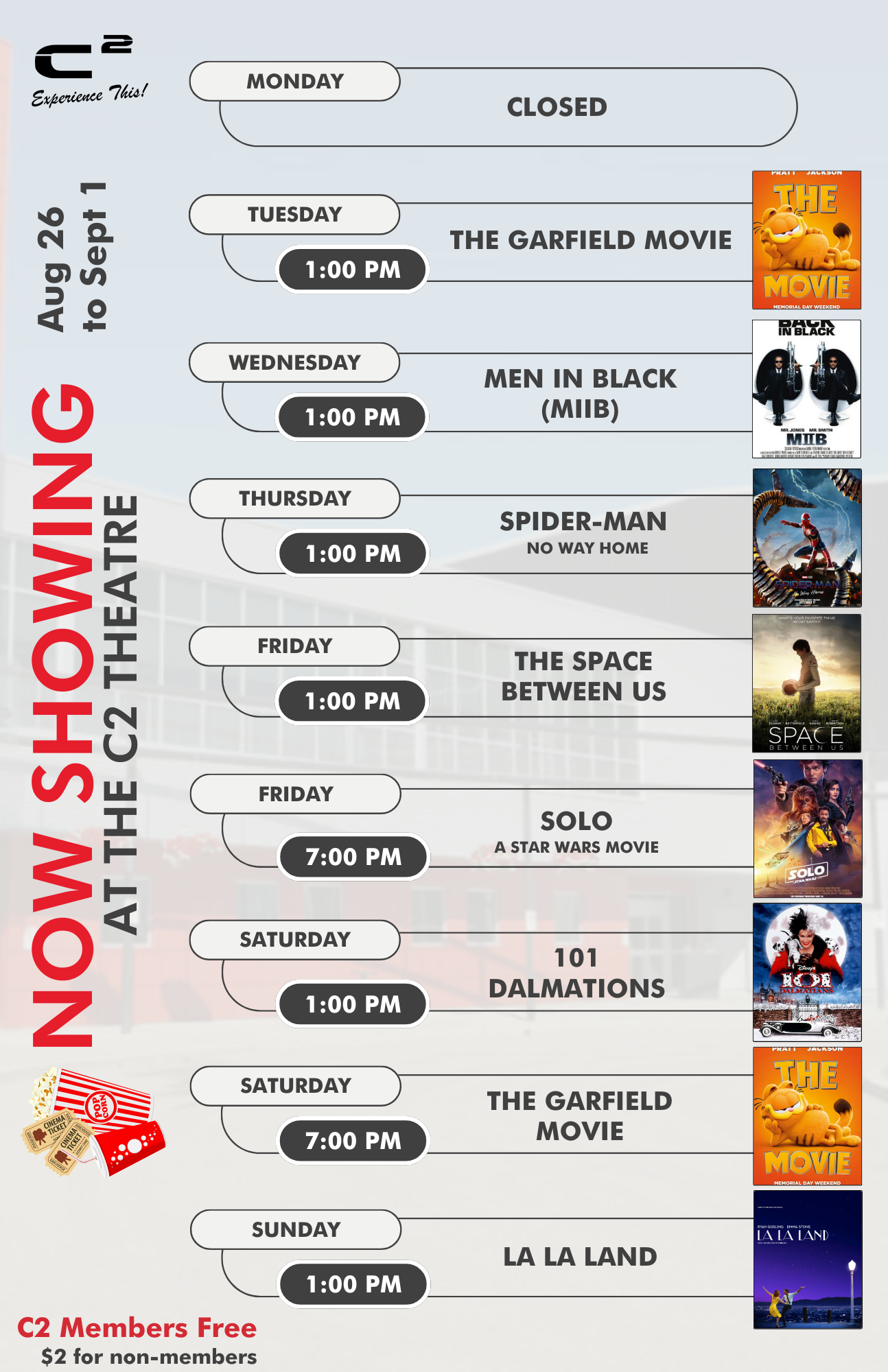 C2 Movie Showings (11 x 17 in) | Centennial Centre